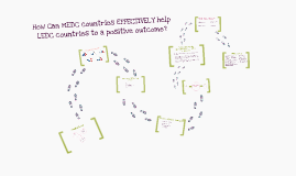 How Can MEDC countries EFFECTIVELY help LEDC countries to a by Angelyn ...
