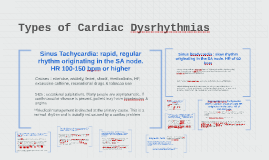 Types of Cardiac Dysrhythmias by Lindsay Ferden on Prezi