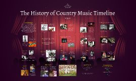 The History of Country Music Timeline by Krystal Migliara on Prezi