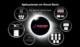 APLICACIONES CREADAS EN VISUAL BASIC by on Prezi