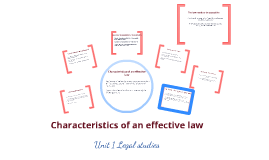 Characteristics of an effective law by Rohan McHugh on Prezi