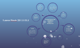 Personal factors that can influence children's development by student ...