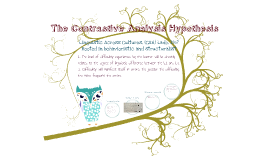 Contrastive Analysis Hypothesis by Lin Laoshi on Prezi