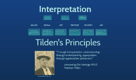 Tilden's Principles of Interpretation by Lisa Hupp on Prezi