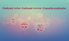 Predicatul verbal. Predicatul nominal. Propozitia predicativ by Dya ...