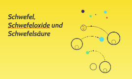 Schwefel, Schwefeloxide und Schwefelsäure by Laura Nimczyk on Prezi