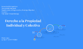 Derecho a Propiedad Individual y Colectiva by Oriana López on Prezi