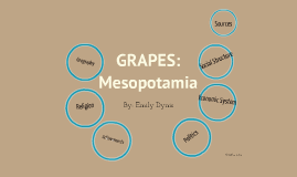 GRAPES: Mesopotamia by Emily Dynis on Prezi