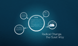 Radical Change, the Quiet Way by Marion H on Prezi
