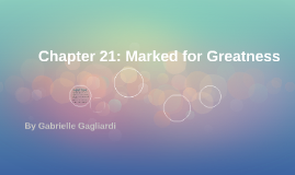 How to Read Literature Like a Professor - Chapter 21: Marked for ...