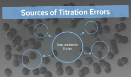 Sources of Titration Errors by Stephanie Buenaventura on Prezi
