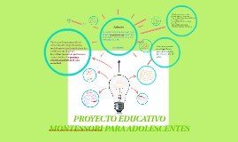 PROYECTO EDUCATIVO MONTESSORI PARA ADOLESCENTES by Gregorio Rodríguez ...