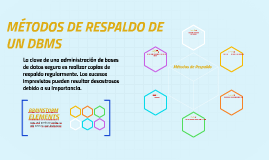 METODOS DE RESPALDO DE UN DBMS by Moises Aceves on Prezi