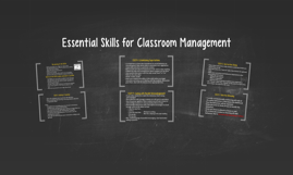 Essential Skills for Classroom Management by Daniel Young on Prezi