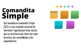 Comandita Simple by juan camilo aragon diaz on Prezi