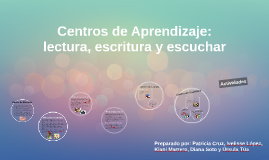 Centros de Aprendizaje: lectura, escritura y escuchar by Kiani Marrero ...