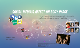 Social Media's affect on body image by on Prezi