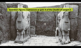 Guardian Figures at Gate A of the Citadel of Sargon II by Lindsey Hart ...