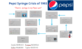 Pepsi Syringe Crisis of 1993 by taylor wang on Prezi