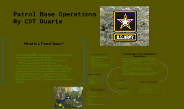 Patrol Base Operations by Nelson Duarte on Prezi