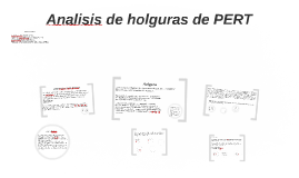 Analisis de holguras de PERT by gema dominguez diaz on Prezi