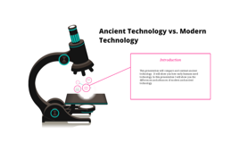 Ancient Technology vs. Modern Technology by David Kim on Prezi