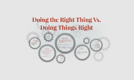 Doing the Right Thing Vs. Doing Things Right by Bailey Sudler on Prezi