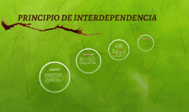 PRINCIPIO DE INTERDEPENDENCIA by silka gamez ramos on Prezi