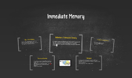 Immediate Memory by Rachel Denenberg on Prezi