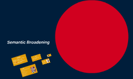 Semantic Broadening by Tabitha Wilders on Prezi
