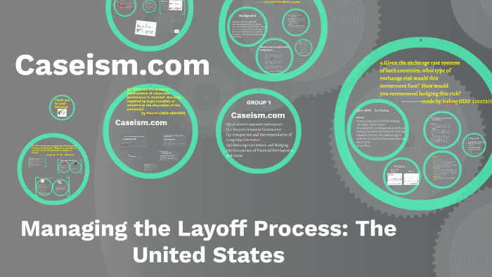 Managing the Layoff Process: The United States by TheCaseSolutions .com ...