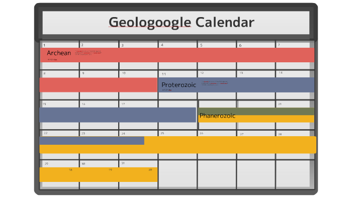 Geological Calendar by autumn yanyo on Prezi