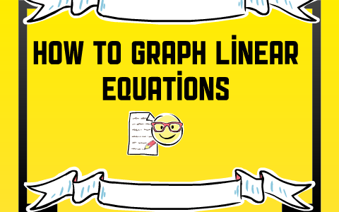 How To Graph Linear Equations by Domen Baumgartner