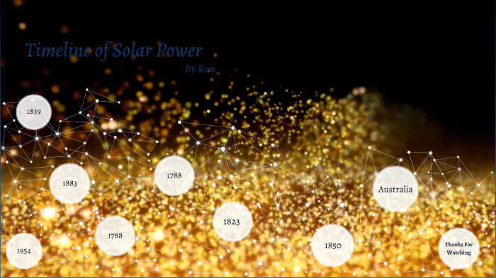 Timeline of Solar Power by Ron Kuriakose on Prezi