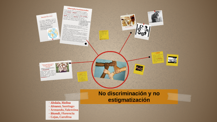 No discriminación y no estigmatización by Melisa Abdala
