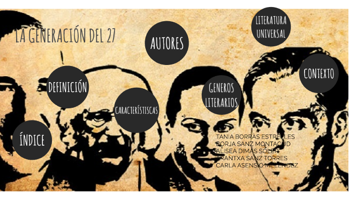 LA GENERACIÓN DEL 27 by arantxa sanz torres on Prezi