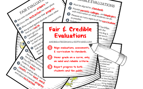 Fair & Credible Evaluations by Keith Shellum on Prezi