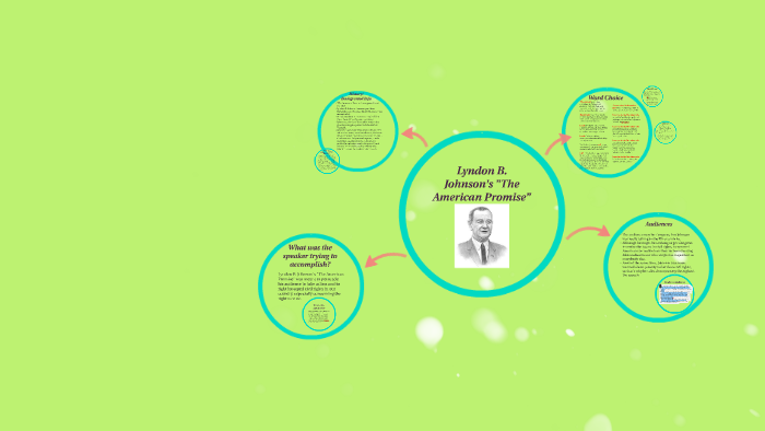 Lyndon B. Johnson's "The American Promise" by Rebecca Benandi