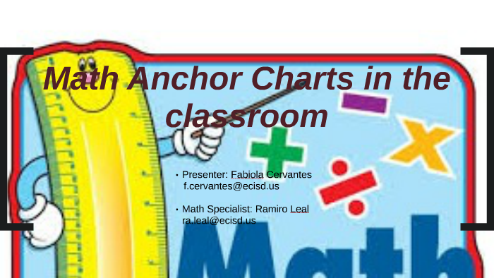 Math Anchor Charts in the classroom by Fabiola Cervantes on Prezi