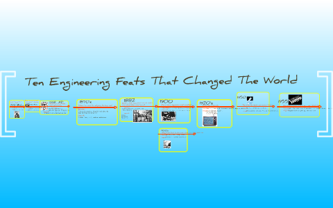 Ten Engineering Feats That Changed The World by Shawn Liner on Prezi