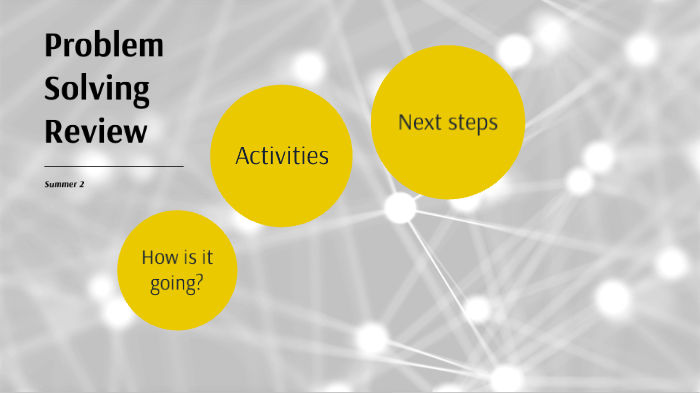 Problem Solving by Katy Jewell on Prezi
