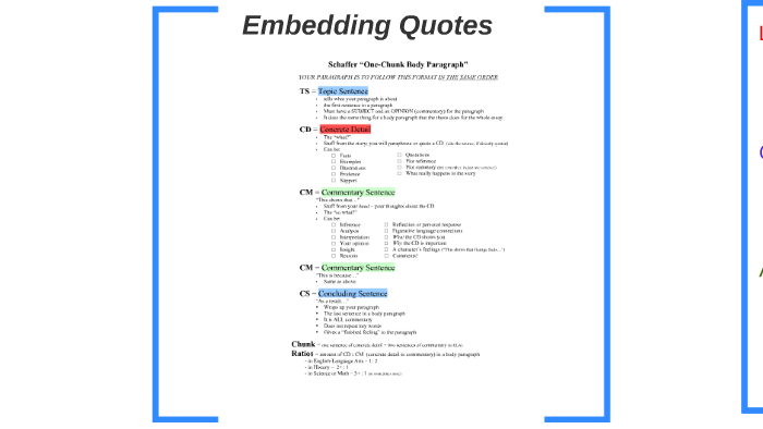 Embedding Quotes by Mark Behrmann on Prezi