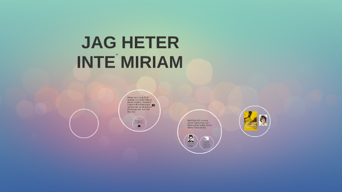 JAG HETER by ylva johansson on Prezi
