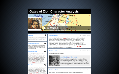 Gates of Zion Character Analysis by Faith B on Prezi