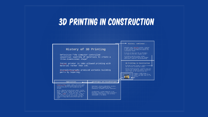 3D Printing in Construction by Jessica Heacock on Prezi