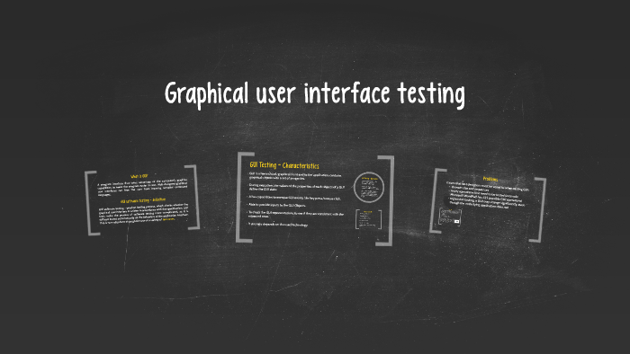 Graphical user interface testing by Daria Korżel on Prezi