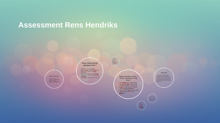 Assessment Rens Hendriks by Rens Hendriks on Prezi