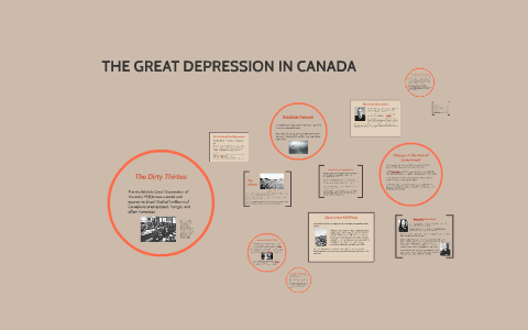 THE GREAT DEPRESSION IN CANADA by Cara Owens on Prezi