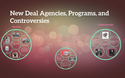 New Deal Agencies, Programs, and Controversies by on Prezi