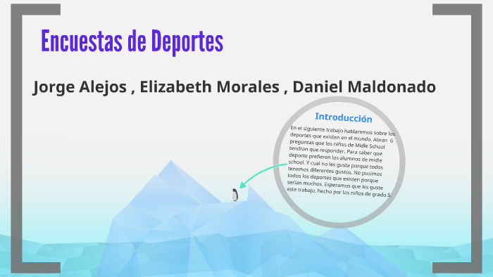 Encuestas de Deportes by ELIZABETH MORALES on Prezi